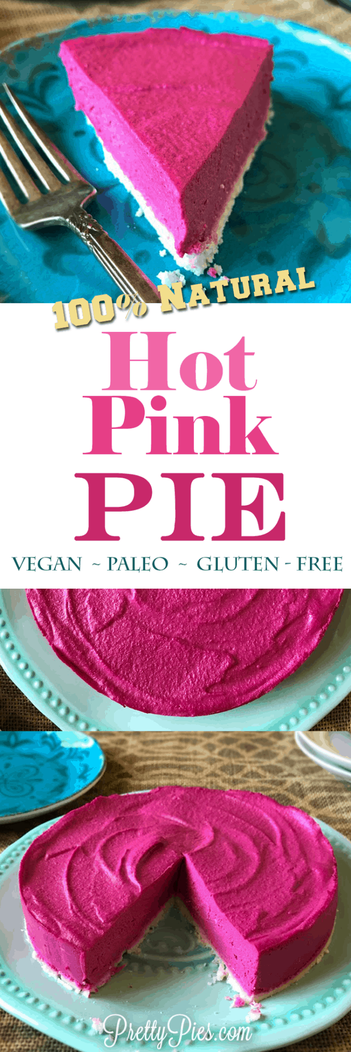 Hot Pink Pie {Paleo, Vegan}