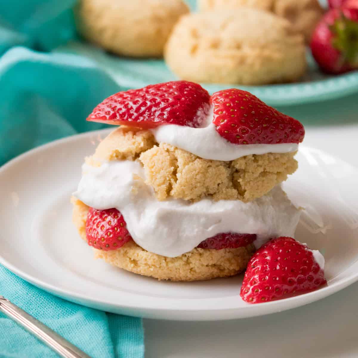 Strawberry Shortcake (Low-Carb, Dairy-Free) – Pretty Pies